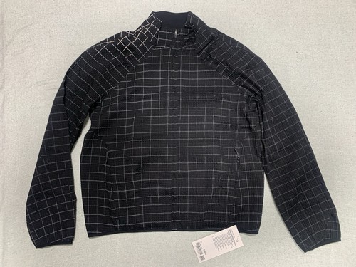 Lululemon NWT Adapted State Textured Jacket Reflective Grid M Black | eBay