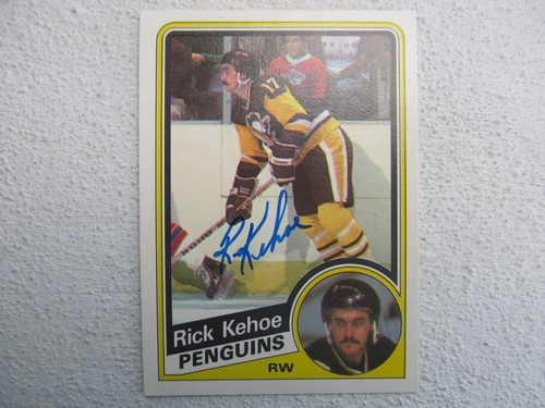 Pittsburgh Penguins Rick Kehoe Signed Autographed 1984-85 Topps Mint | eBay