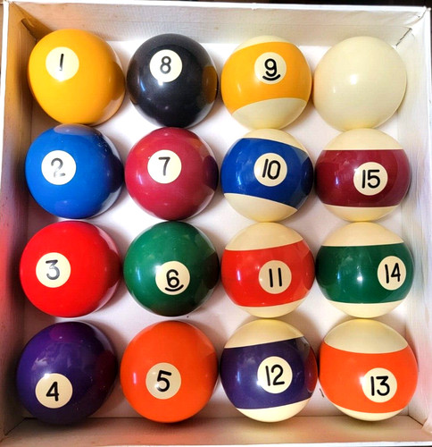 Billiard Ball 2 1/4" Cast Phenolic Phenolite-Supreme (choose Your Ball ...
