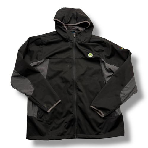 Used Xbox 360 Microsoft Tri Mountain Uniform Jacket XXL Black Grey ...