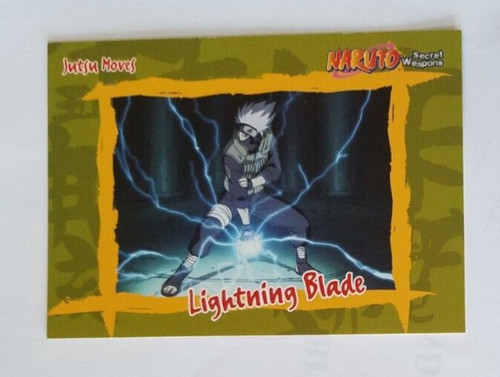 NARUTO JUTSU MOVES LIGHTNING BLADE PROMO CARD # FCBD-1 2007 | eBay