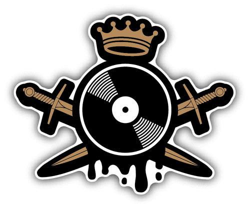 Vinyl And Sword Car Bumper Sticker Decal | eBay