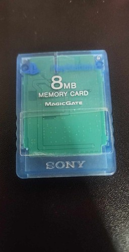 Official Sony PlayStation 2 Memory Card PS2 Authentic MagicGate 8MB ...
