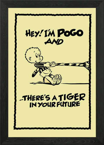 pogo kids tiger cartoon Framed Wall Art Poster Canvas Print Picture | eBay