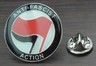 ANTI-NAZI pin button anti fascist KKK racism skinhead badge punk oi emo ...