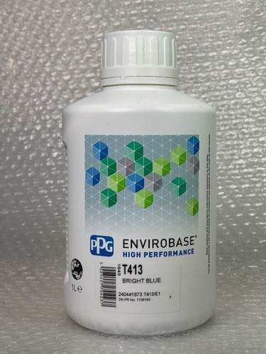 T413 PPG Toner Envirobase High Performance Liter 1 Liter Bright Blue | eBay