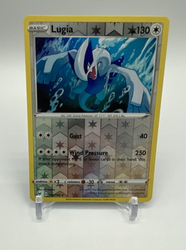 Lugia 132/185 Rare Reverse Holo SWSH Vivid Voltage 2020 Pokemon Card NM ...