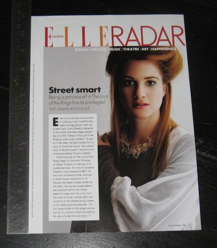 Carly Street original ONE magazine clipping page PHOTO article | eBay