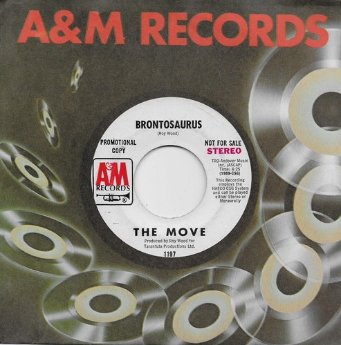 THE MOVE Brontosaurus rare promo 45 from 1970 ROY WOOD JEFF LYNNE | eBay