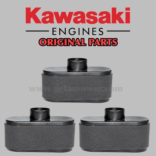 3 KAWASAKI ORIGINAL Air Filters FS & FR ENGINE, 11029-0031. Pre filter ...