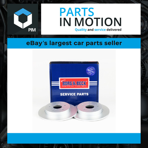 BORG & BECK BBD5168 Brake Disc Rear 278mm Outer Diameter Fits Suzuki ...