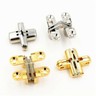 2pcs Invisible Cross Hinge Hidden Concealed Cabinet Cupboard Door ...