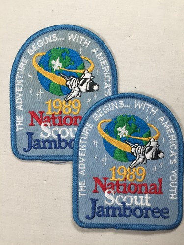 1989 National Jamboree set of 2 participant BSA JSP Patch | eBay