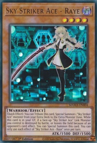 Sky Striker Ace - Raye - Magnificent Mavens - Yu-Gi-Oh! - 1st Edition ...