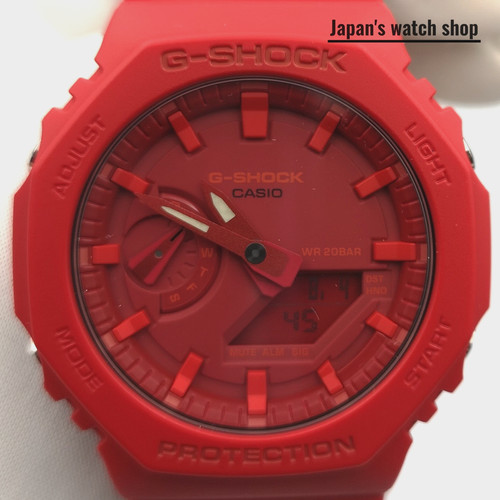 CASIO G-SHOCK GA-2100-4AJF Red Special Color Limited Men's Watch New in ...