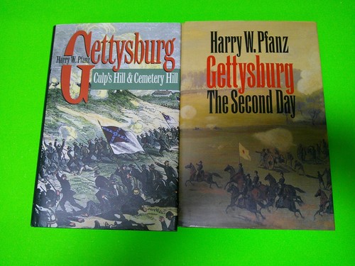 (Lot of 2) Gettysburg books by Harry W. Pfanz (Hardcovers) **SEE BELOW ...