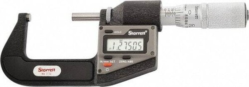 Starrett 1 to 2" Micro-Lapped Carbide Standard Electronic Outside ...