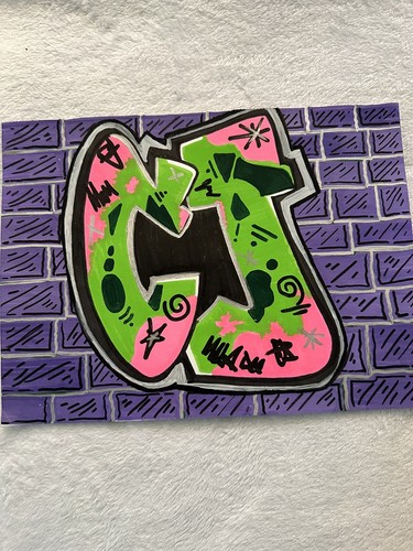 Graffiti Art Sketch “CJ” Original | eBay