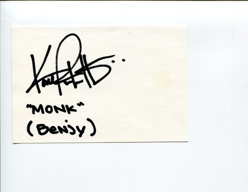 Kane Ritchotte Child Star Monk Benjy Rare Signed Autograph | eBay