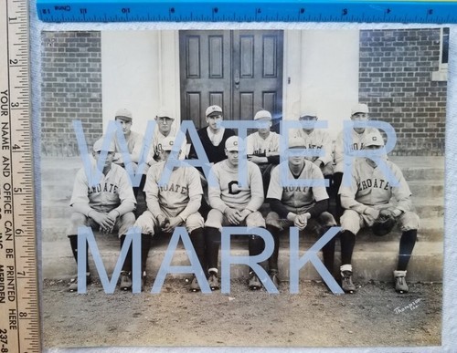 1920 ORIGINAL PHOTO CHOATE BASEBALL TEAM Players Prep School Boys CT ...