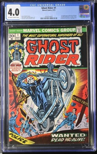 Ghost Rider #1 (Marvel, 1973) CGC 4.0 VG Gil Kane - Son of Satan | eBay