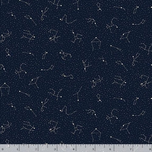 1800's Reproduction Fabric Starfall Navy Costellation | eBay