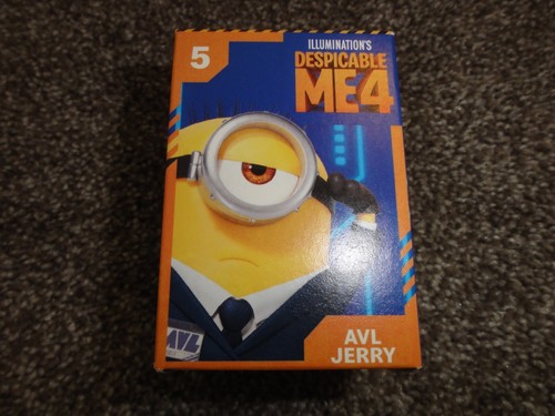 MCDONALD’S DESPICABLE ME4 AVL JERRY MINION #5 NIP 2024 HAPPY MEAL TOYS ...