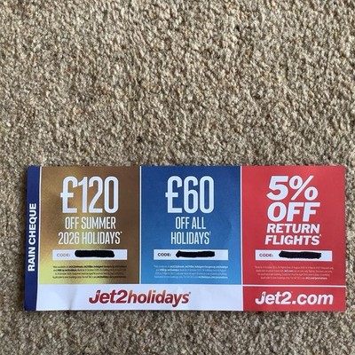 Jet2 Voucher for sale | eBay UK