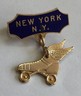 Vintage 1940’s NEW YORK CITY Enamel Souvenir SWEETHEART Lapel Pin NYC ...