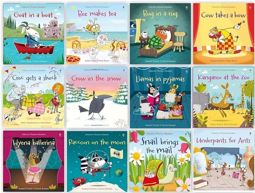 Usborne My First Phonics Reading Library 12 Paperback Book Set | eBay