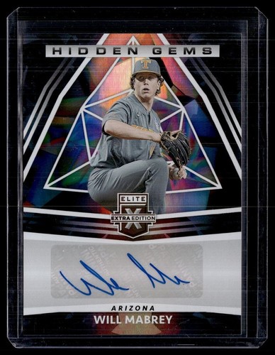 2022 ELITE EXTRA EDITION HIDDEN GEMS AUTO WILL MABREY DBACKS | eBay