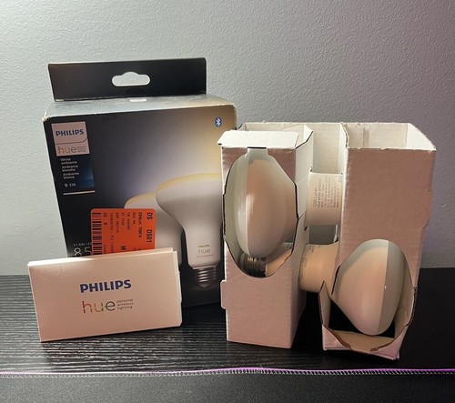 Philips Hue 80-Watt EQ BR30 Tunable White E26 Smart LED GP Light Bulb ...