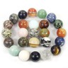 Natural Gemstone Round Ball Crystal Healing Sphere Massage Rock Stones ...