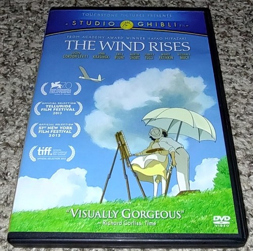 The Wind Rises (DVD, 2014) Hayao Miyazaki Studio Ghibli Cult Anime Film ...