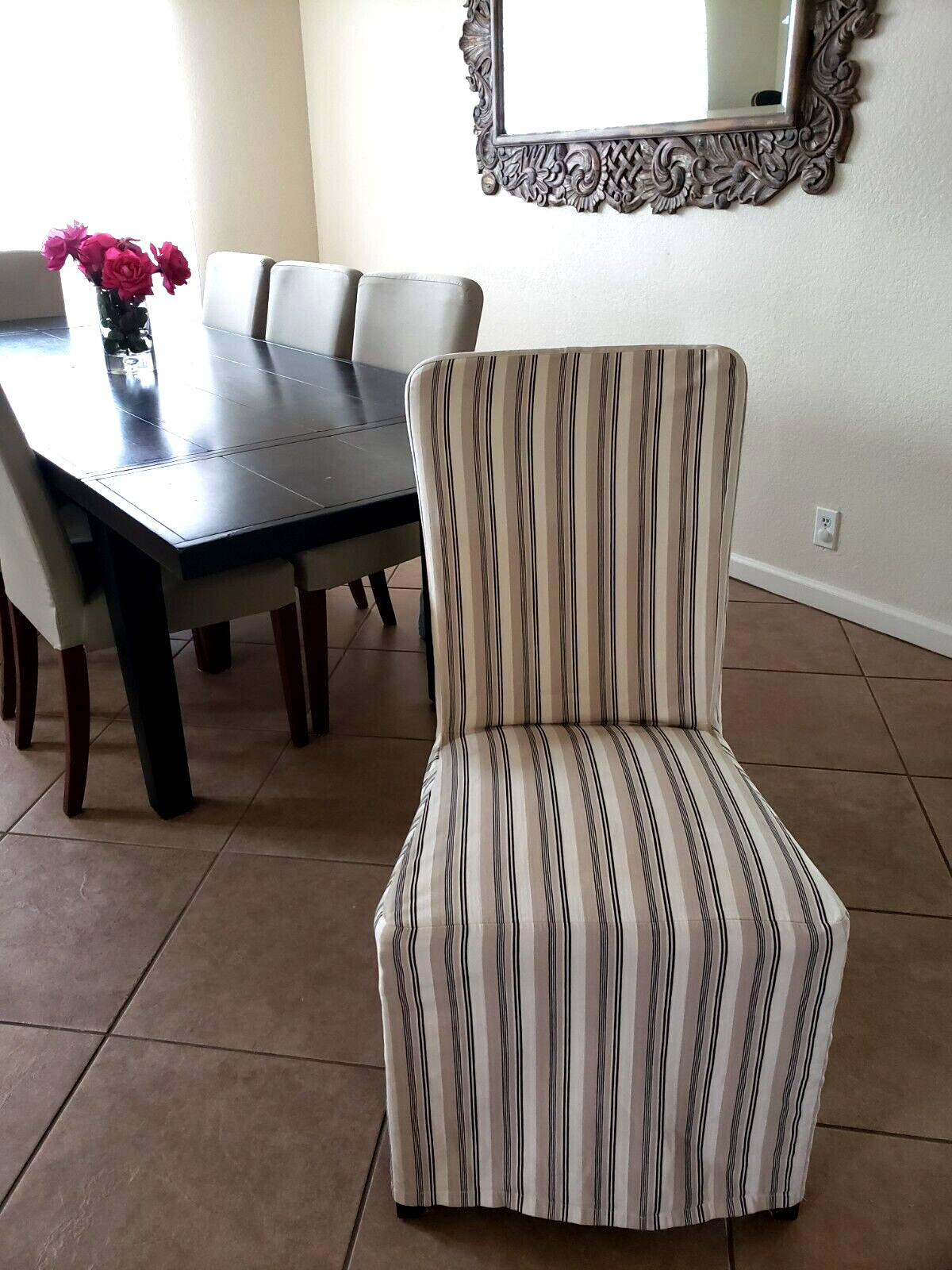 Pottery Barn Dining Room Chair Slipcovers