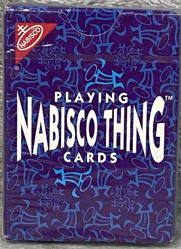 NIP Vintage 1996 Nabisco Advertising Nabisco Thing Playing Cards Sealed ...
