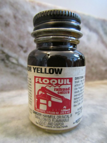 FLOQUIL RAILROAD COLORS MODEL PAINT - 1oz 1 OUNCE - UP ARMOR YELLOW | eBay