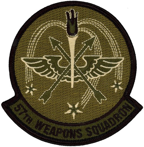 USAF 57th WEAPONS SQUADRON PATCH - OCP | eBay