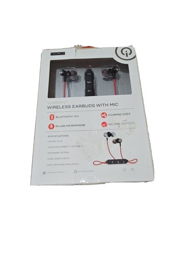 iworld vibrant wireless earbuds with mic. Bluetooth 5.0 IN-LINE ...