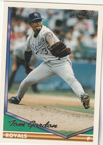 FREE SHIPPING-MINT-1994 Topps Gold Tom Gordon #66 ROYALS PLUS BONUS CARDS | eBay