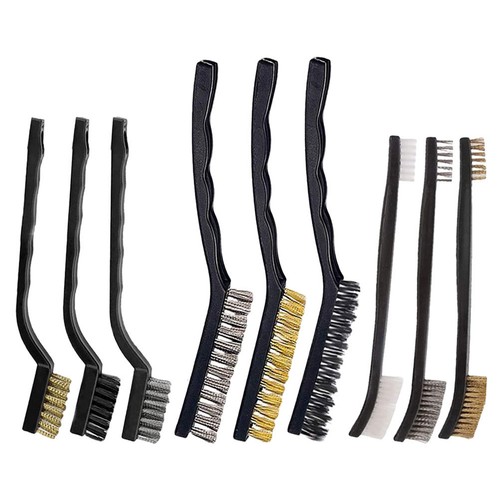 9 Pcs Welding Slag Cleaner Stainless Steel Wire Brushes Industry ...