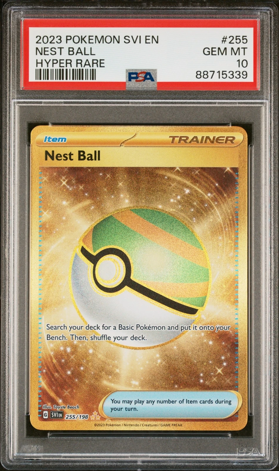 Nest Ball 2023 Scarlet & Violet #255/198 Hyper Rare (Secret) Price ...