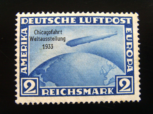 DEUTSCHES REICH Briefmarke Michel-Nr. 497 "Chicago-Fahrt" ** postfrisch ...