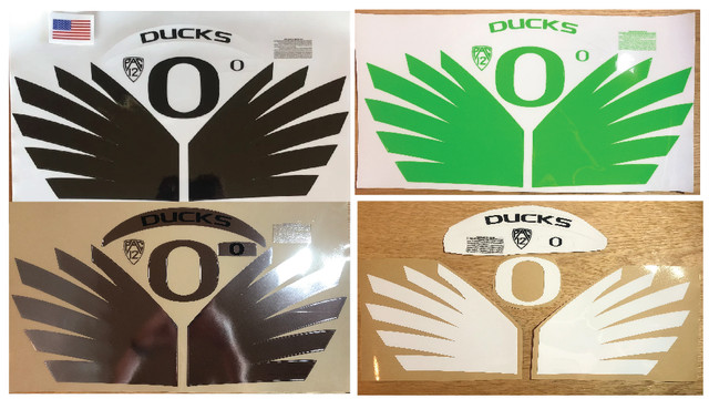 Oregon Ducks Logo With Wings Decal