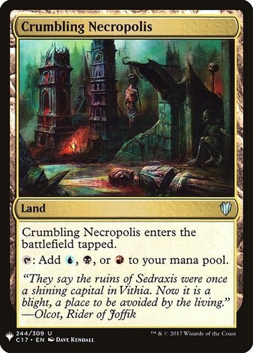 Crumbling Necropolis 1x MtG Mystery Booster MB1 SP/NM | eBay