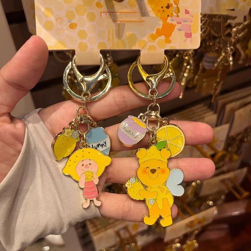 Disney Limited Lemon Winnie the Pooh and Lemon Piggy Keychains | eBay