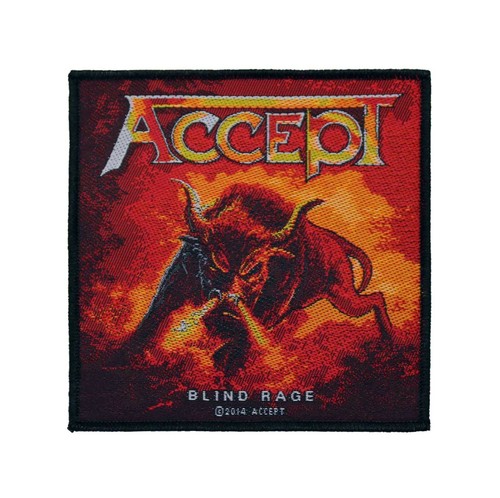 Accept Blind Rage Woven Sew On Battle Jacket Patch - Licensed 099-1 | eBay