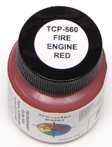 Tru-Color 560 Fire Engine Red 1 oz. Acrylic Model Paint | eBay