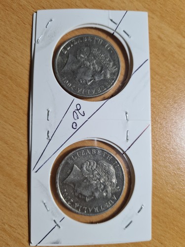 Error Coin 2001 20c 20 Twenty Cent Coin Upset Error Two Coins One ...