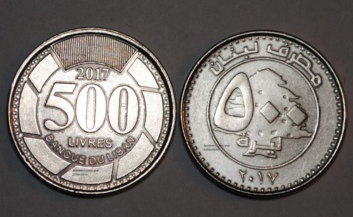 2017 Lebanon 500 Livres Coin UNC From Mint Roll KM# 39a | eBay